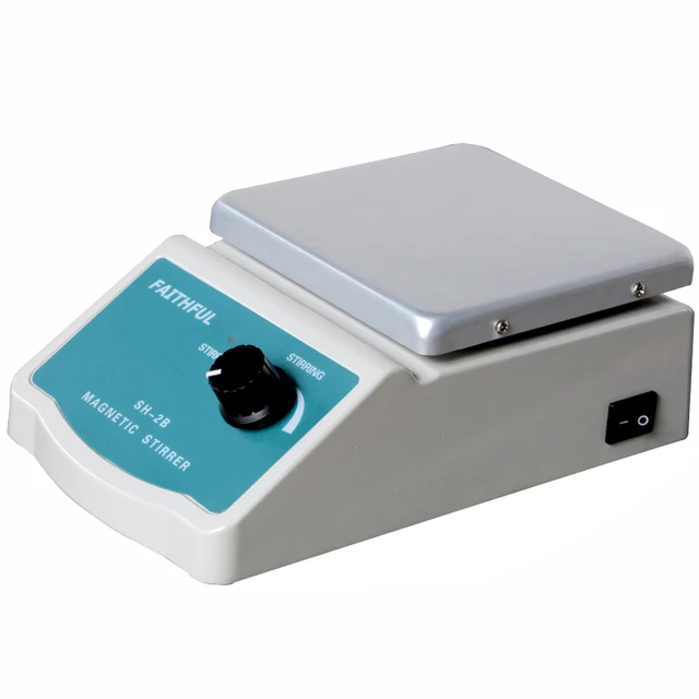 SH 2B Laboratory Magnetic Stirrer Stir Plate Magnetic Mixer ,12x12cm ...