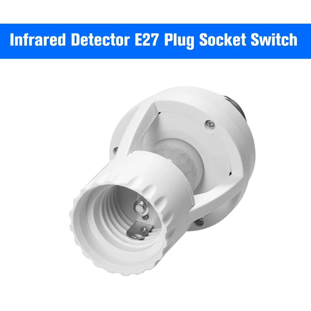 360 Degrees Pir Induction Motion Sensor Ir Human Infrared Detector E27