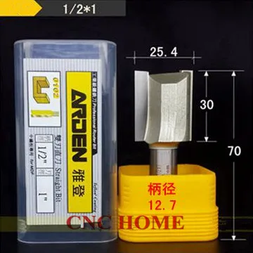 Straight Router Bits, Slotted Knife, Imperial Flute Straight Bit 1/2*1 ...