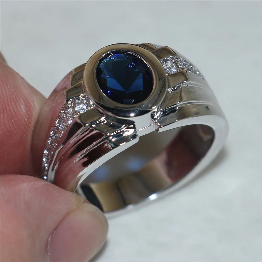 Choucong ювелирные изделия Размер 8,9, 10,11, 12,13 мужские 925 пробы ...