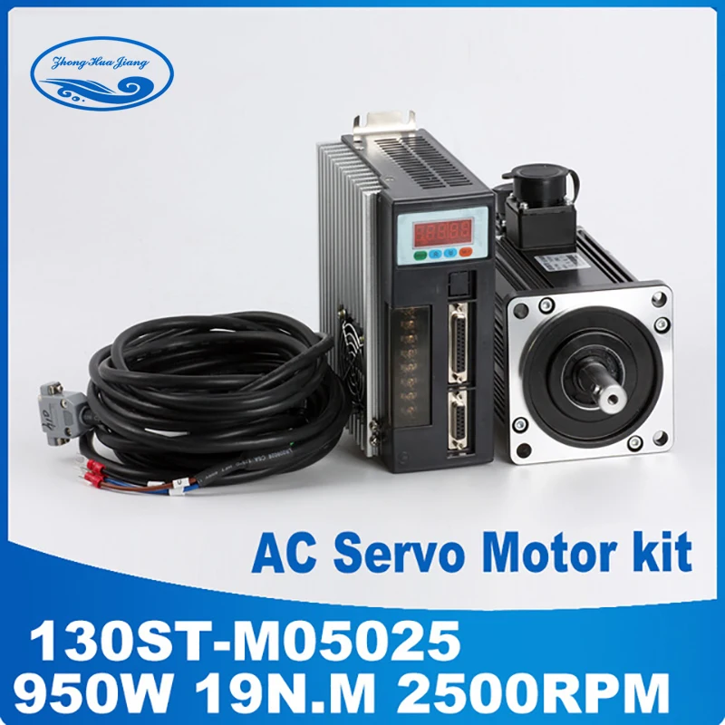 950w Cnc Servo Kit 130st-m05025 Ac Servo Motor 1500rpm 6n.m Ac Servo ...