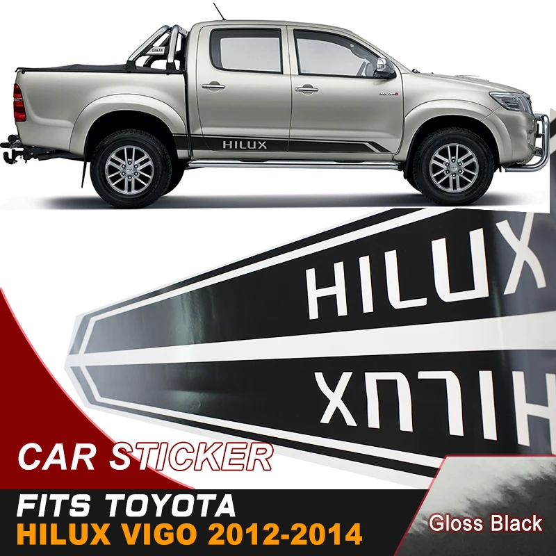 2-Pcs-hilux-car-sticker-side-door-stripe-racing-graphic-vinyl-decals ...