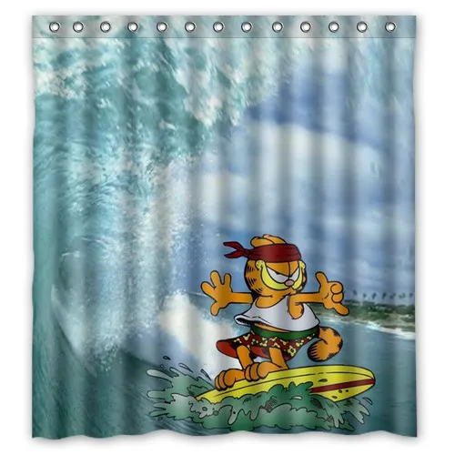 Free shipping,Hot sale Garfield Bathroom shower curtain 66" x 72" 60" x ...