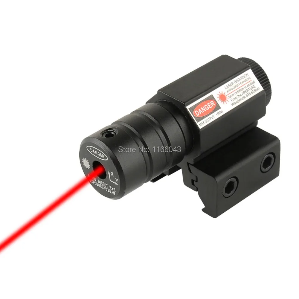 AT Red dot Laser 5mW Powerful Tactical Red Dot Laser Sight Aluminum ...