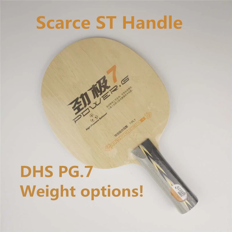 DHS POWER G 7 / PG 7 (Ship without Box) DHS PG7 ST RACKET Table Tennis ...