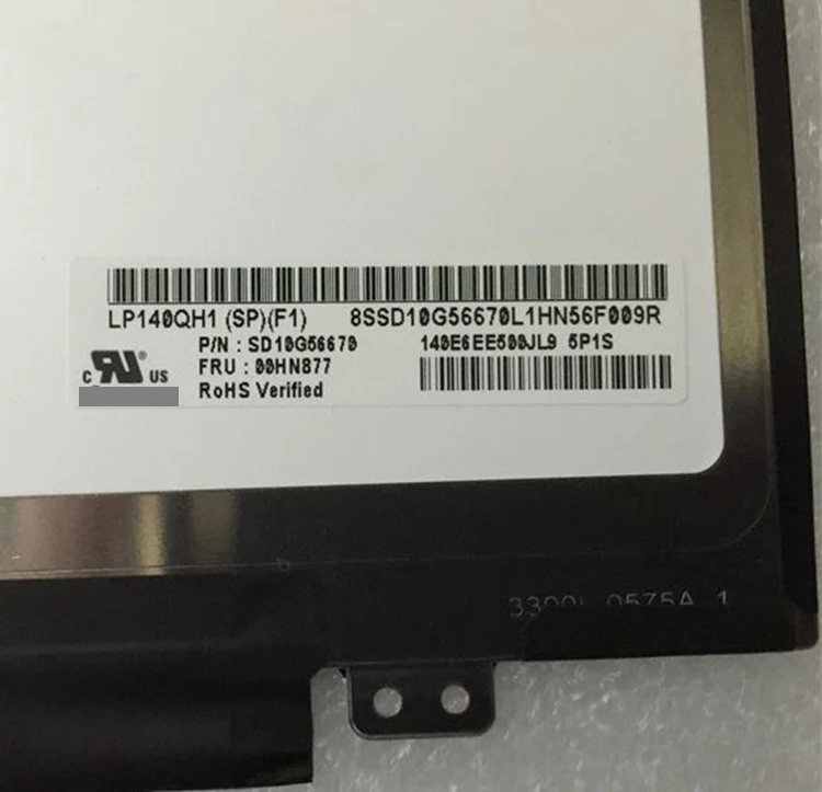 New 14"slim Led Screen Lp140qh1-spf2 Lp140qh1 Spf1 Lp140qh1(sp)(f2) Led ...