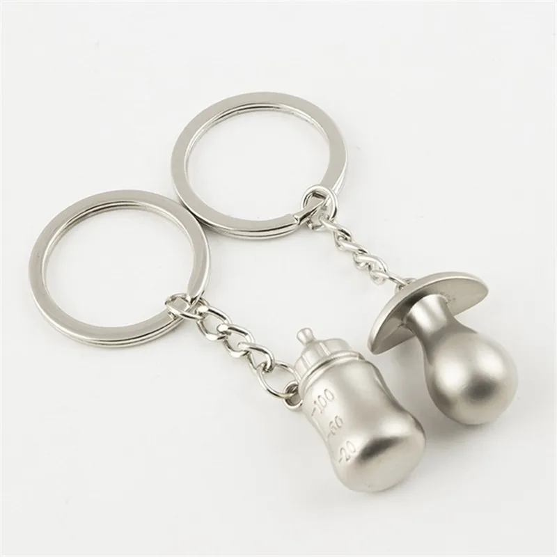 1-pair-New-Pacifiers-Baby-Feeding-Bottles-Lover-s-Keychain-lovely ...