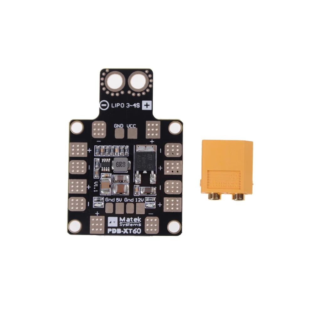 Matek Systems PDB XT60 W/ BEC 5V & 12V 2oz Copper For RC Helicopter FPV Quadcopter Muliticopter ...