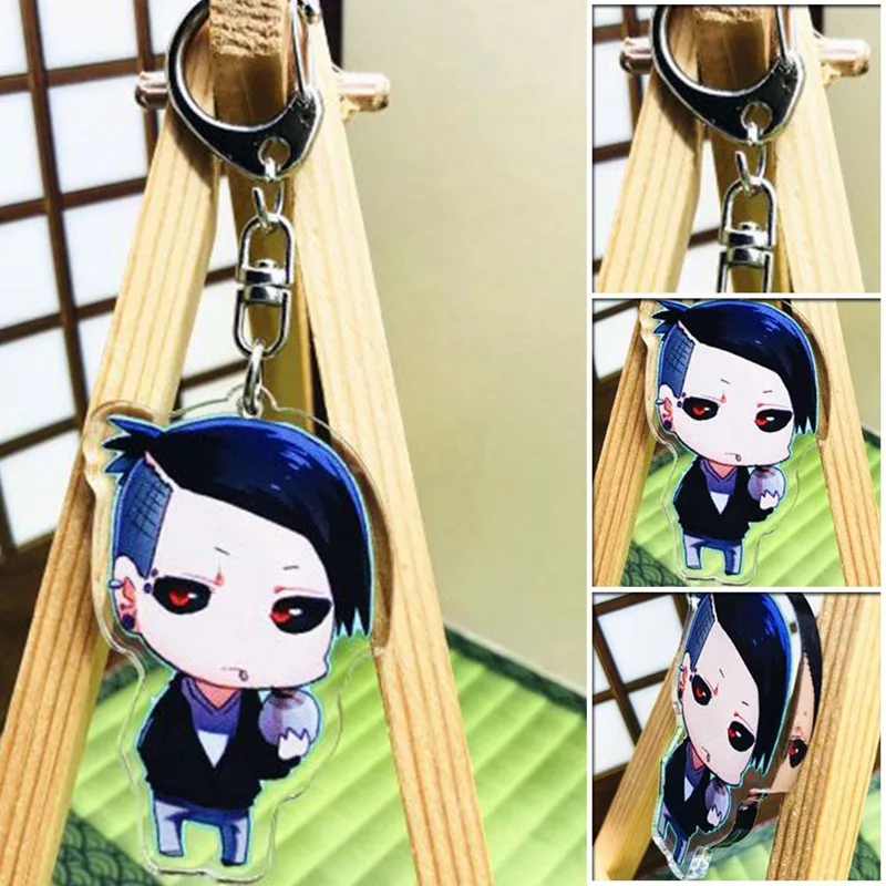 16 Styles Acrylic Keychain Anime Tokyo Ghoul Kaneki Ken Kirishima Touka ...