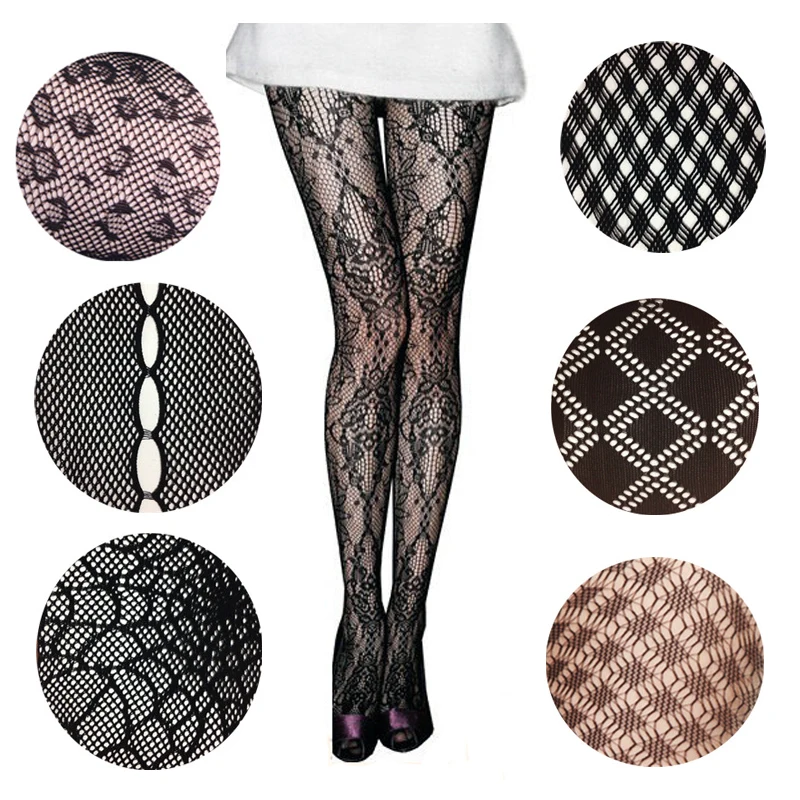 Limsisniw Plaid / Animal Design Women Fashion Fishnet Nylon Tights With ...