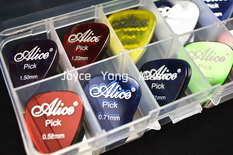 50pcs-Alice-Clear-Transparent-Acoustic-Electric-Guitar-Picks-Plectrums ...