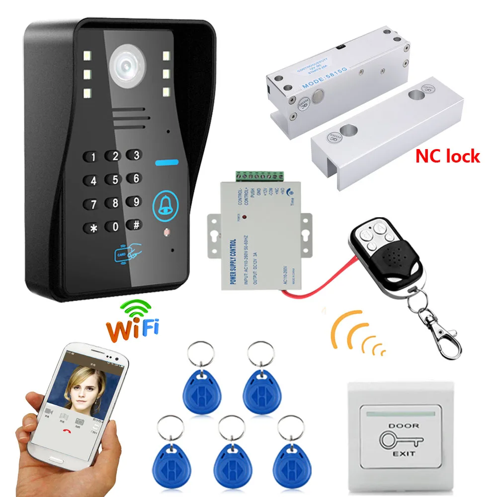 Mountainone Wireless Wifi Rfid Password Access Control Intercom System ...