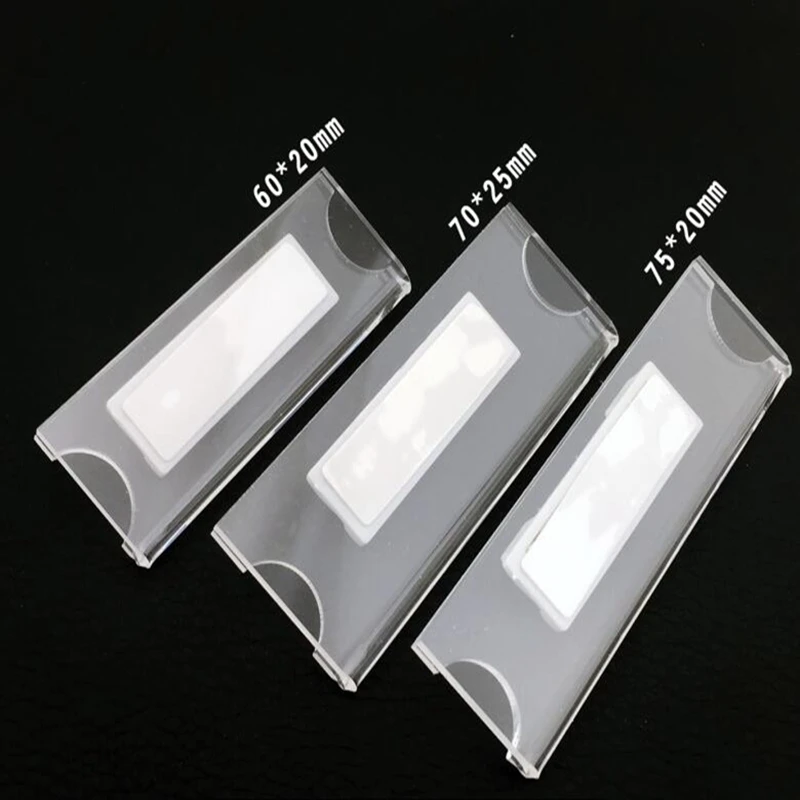 Clear Plastic Name Badges