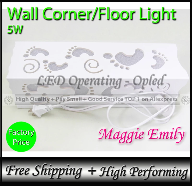 Low Cost & Good Product Super Floor Lamp, Little kid footprint led ...