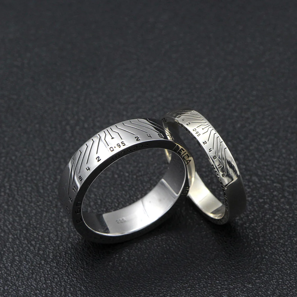 Camera Lens 925 Silver Photographer design ring,custom shutterbug leica ...