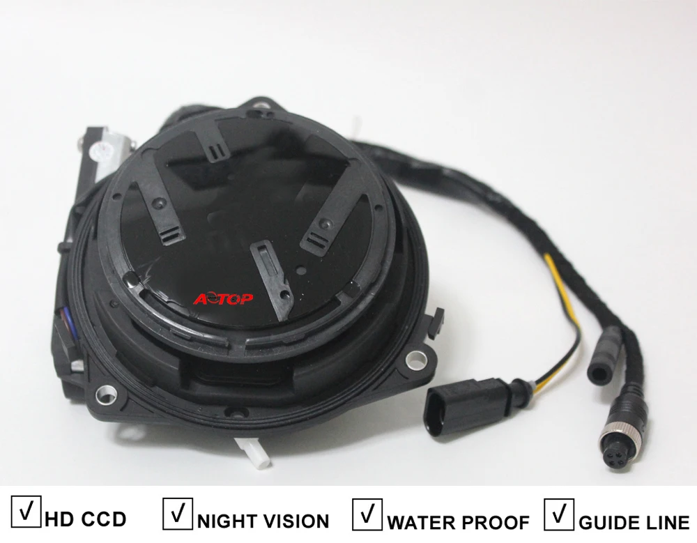 Ccd Car Flip Logo Rear View Reversing Camera For Vw Volkswagen Magotan