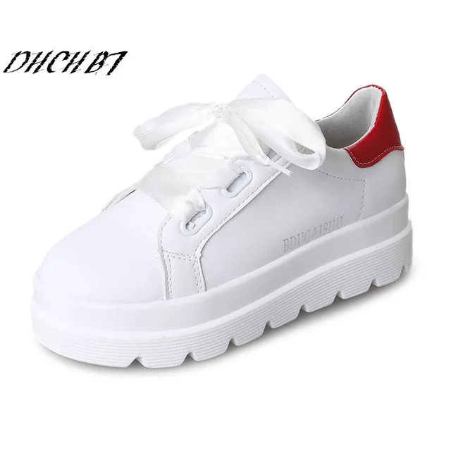 Hot 2018 New Ladies Casual Shoes, Breathable White Women Sneakers ...
