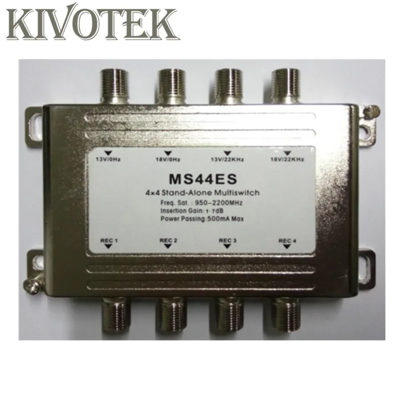 4x4 Stand-alone Multiswitch Satellite Signal Sat Switcher Lnb Receiver ...