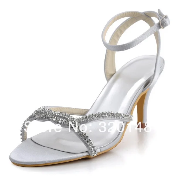 chaussures argentees petit talon