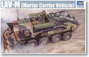 Trumpeter 1/35 Scale Model 00391 Lav-m 8x8 Wheeled Armored Vehicle 81mm ...