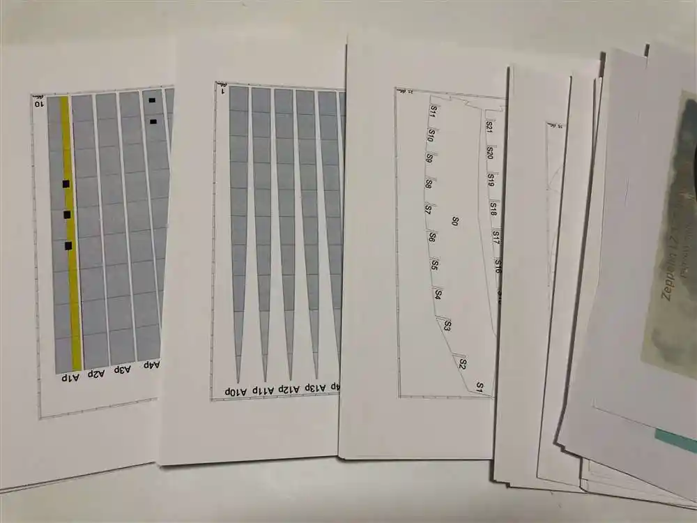 50cm 1:200 World War II Germany Hindenburg Zeppelin LZ 129 Airship ...