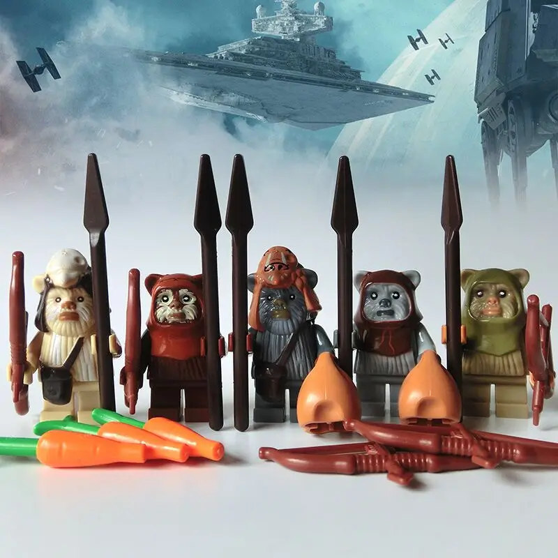 DLP Custom Made KORUIT 10sets star wars Ewok Village Teebo Wicket ...