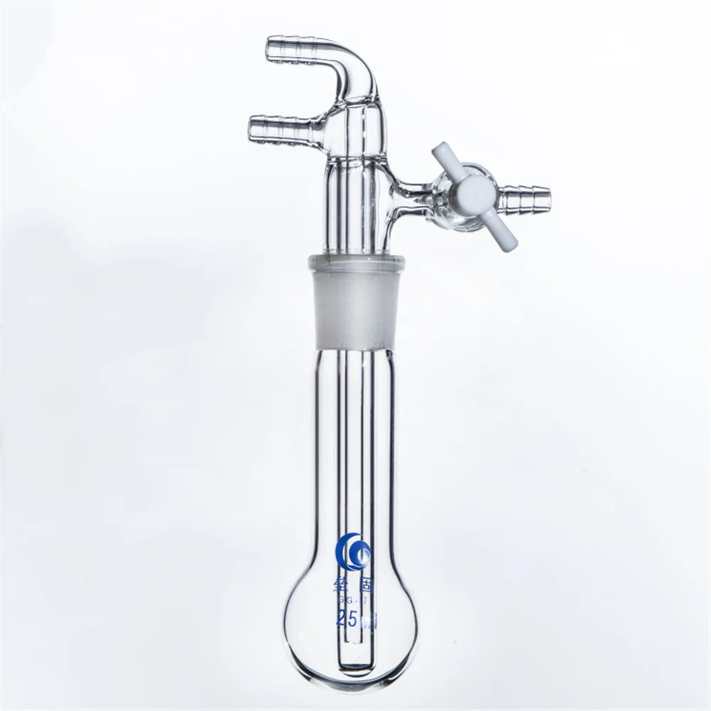 25ml 24# Laboratory Glass Micro Sublimator Sublimation Flask With ...