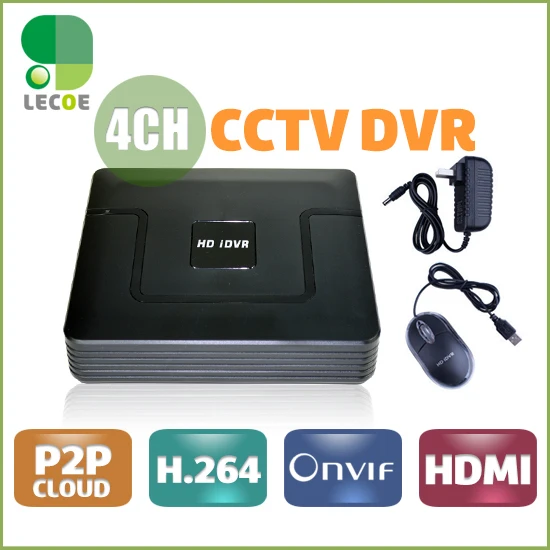 4 Channel CCTV Digital Video Recorder H.264 CCTV DVR Recorder P2P Cloud ...