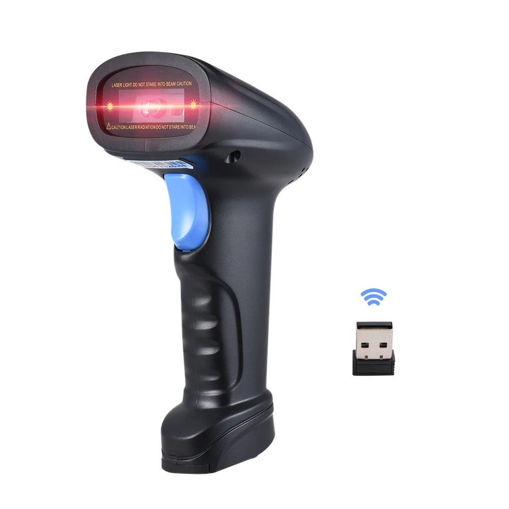 Aibecy Handheld 2.4G Wireless 1D/2D/QR Barcode Scanner Bar Code Reader ...