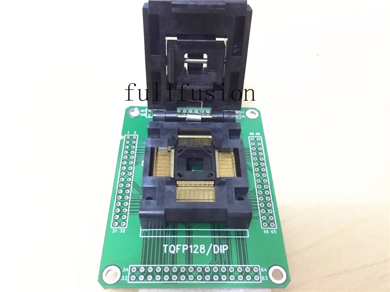 TQFP128 TO DIP Programmer Adapter IC51-1284-1702 TQFP128 0.4mm Pitch ...