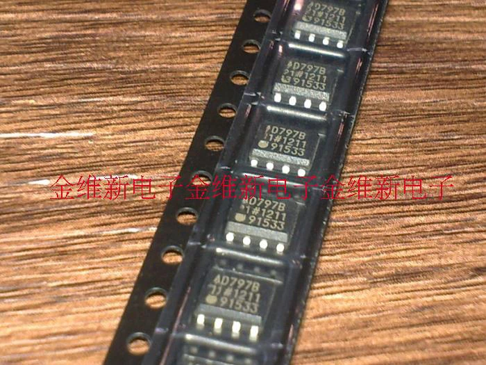 10pcs AD797BRZ AD797B AD797 Ultralow Distortion Ultralow Noise Op Amp ...