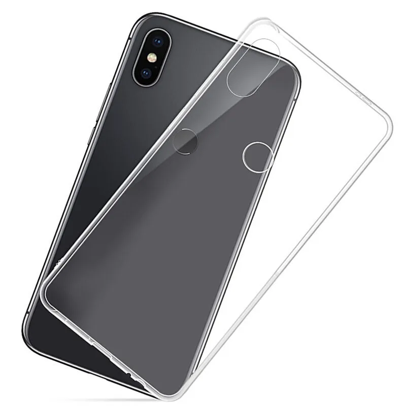 TPU Soft Case para Xiaomi Mi 8 Mi8 SE Capa De Silicone Transparente ...