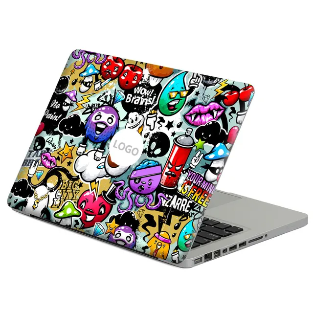 Graffiti Cartoon Features Laptop Decal Sticker Skin For MacBook Air Pro ...