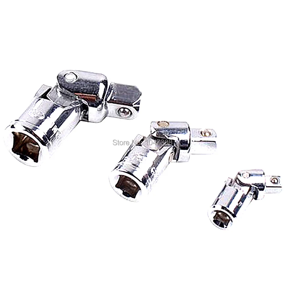 3pcs Swivel Impact Sockets Universal Joint Socket Adapter Air 1 4 3 8