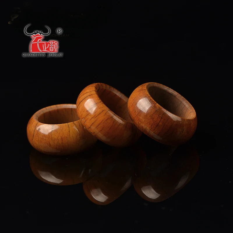 Natural retro yak bone ring to make old color pendant DIY bodhi beads ...