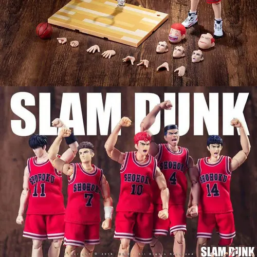 MODEL Slam Dunk Action figure Hanamichi Sakuragi Kaede Rukawa Mitsui ...