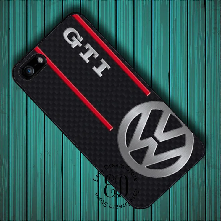 VW car Volkswagen logo case for iphone X 4s 5 5s SE 5c 6 6s 7 8 Plus ...