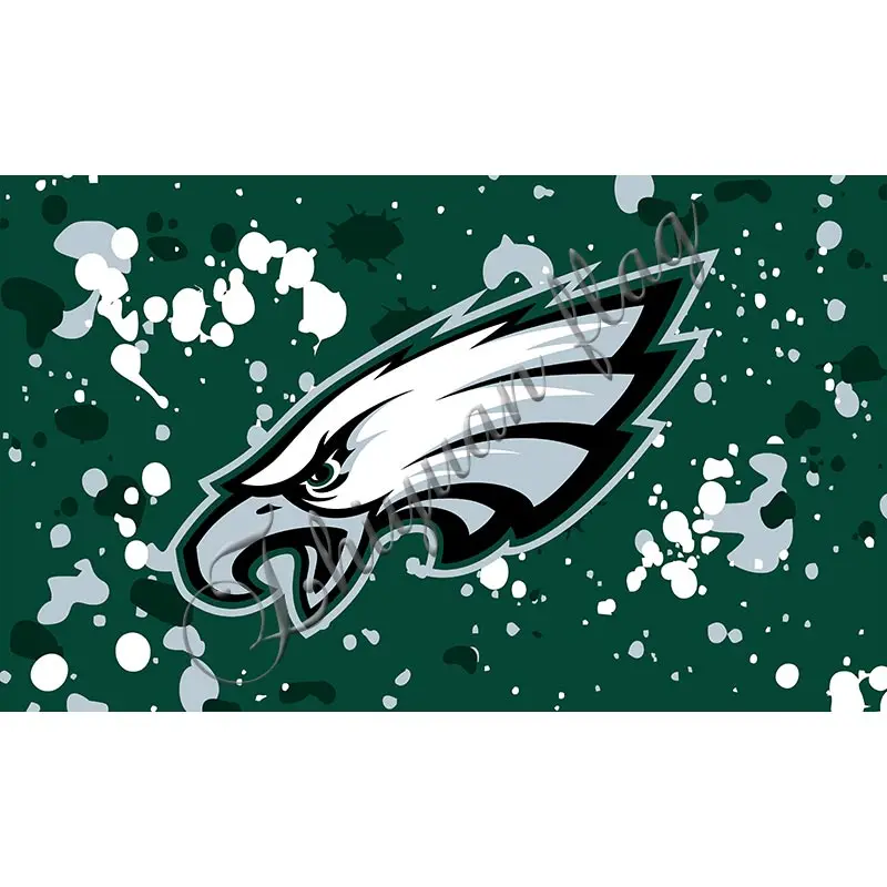 Digital Philadelphia Eagles Flag brignt Sport Banner World Series ...