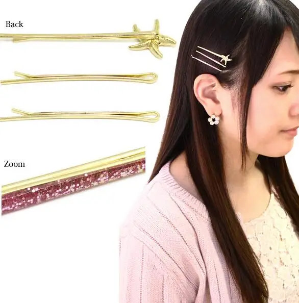New 2015 3X Woman's Headwear Faux Crystal OL Style Clip Hair Clips ...