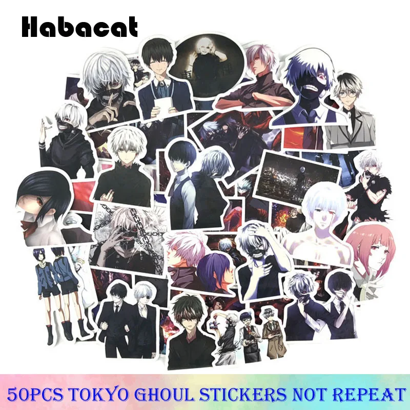 10/50Pcs/Pack Tokyo Ghoul Graffiti Stickers Japanese Anime Pegatinas ...