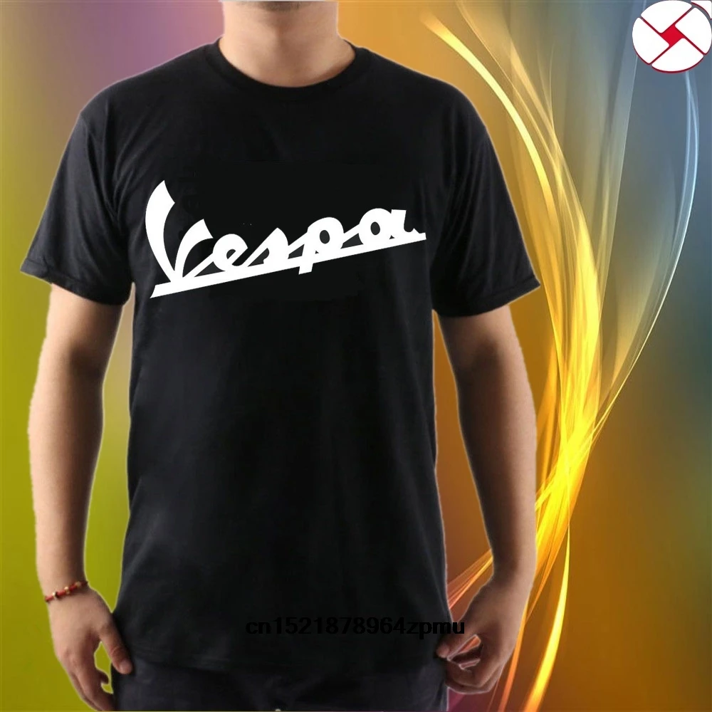 Men T shirt Classic Vespa Piaggio Comunica T Shirt funny t shirt ...