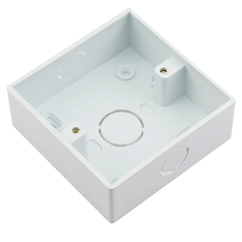 White 86*86*32mm British Wall Switch Concealed Junction Box Uk Type 86 ...