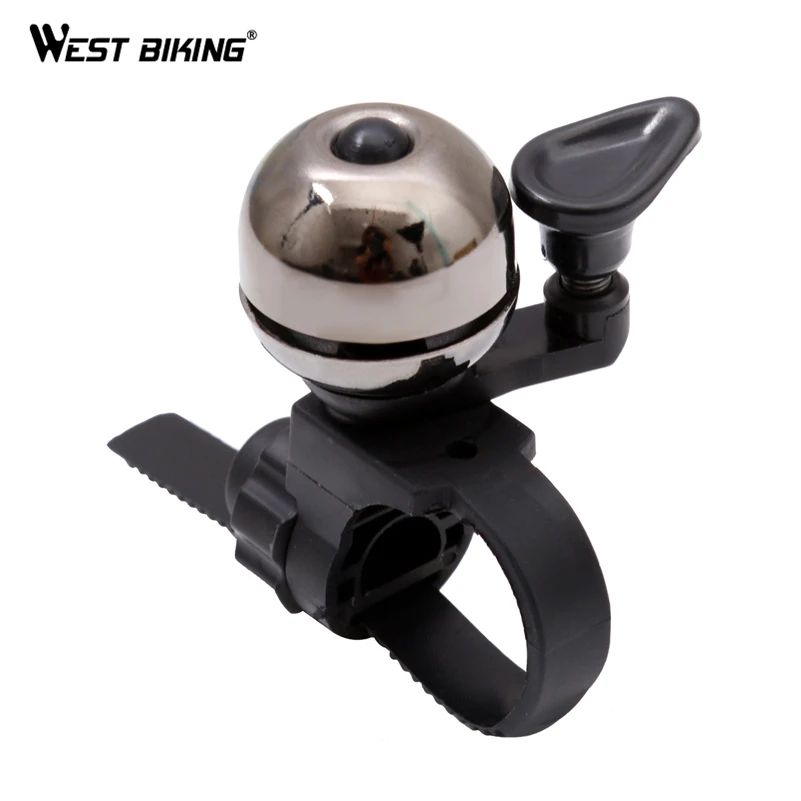 WEST BIKING Ultralight Bike Bell Copper Sound Handlebar Riding Safe ...