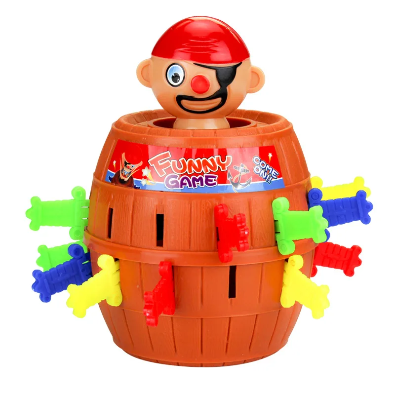 Funny Pirate Barrel Running man party toys Super Interesting Pirate ...