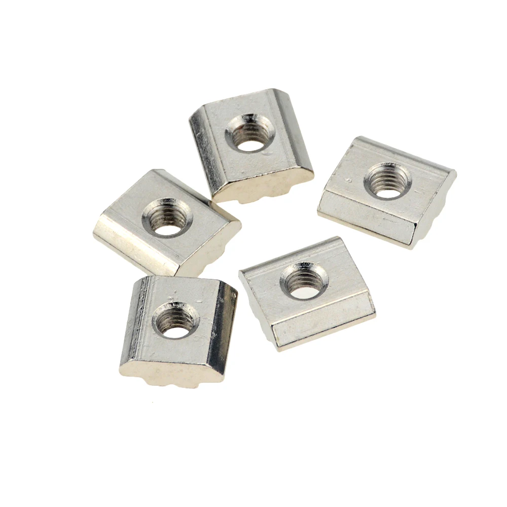 HOT Sale T Sliding Nut Block Square Nuts Nickel plating Aluminum For EU ...