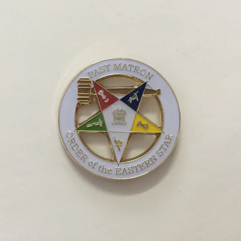 10pcs 31mm Free Masons Badge Past Matron Order of the Eastern Star ...