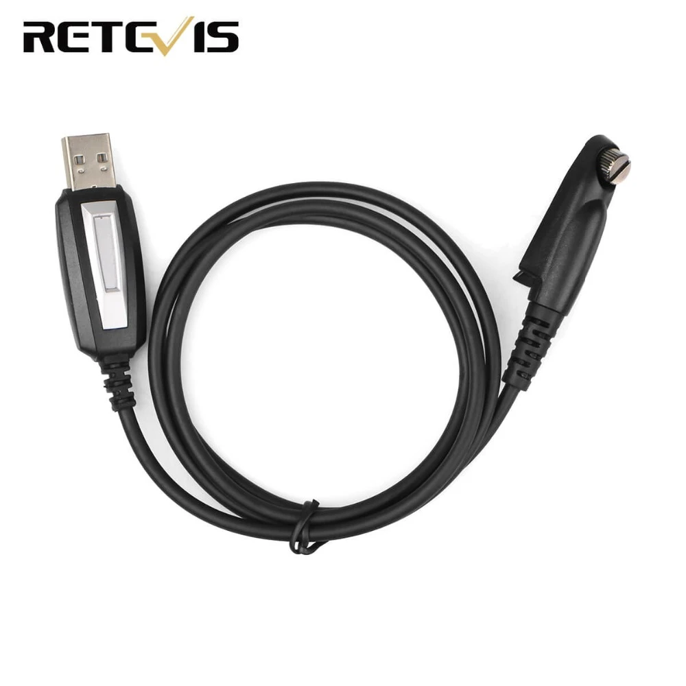 Retevis Programming Cable for Retevis RT87 RT83 TYT MD398 Walkie Talkie ...