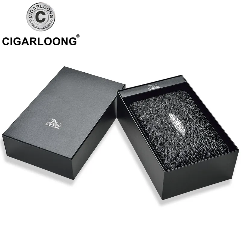 CIGARLOONG Cigar Box Wooden Cigar Display box humidor for cigars ...