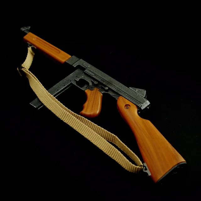 Cheap DRAGON 1/6 Scale WW2 USMC Marine Thomson Submachine Gun Model For ...