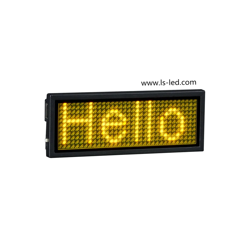 LED name badge LED name tag LED Scrolling sign digital display,Free ...